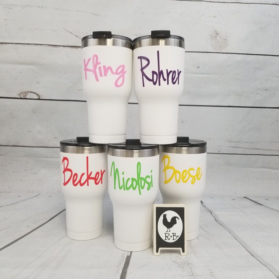 RTIC Custom Personalized Monogrammed RTIC Rambler 20oz 30oz - Etsy