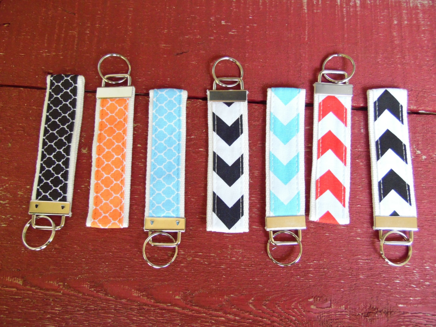Fabric Key Fob Wristlet Key Fob Key Chain Key Chain - Etsy