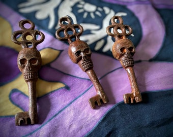 Skull Key Door - Etsy