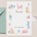 Editable Cat Thank You Card Cat Birthday Thank You Printable - Etsy
