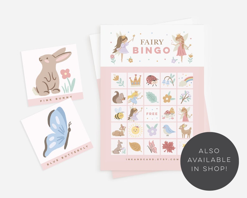 Editable Fairy Scavenger Hunt, Fairy Party Game, Fairy Birthday Party ...