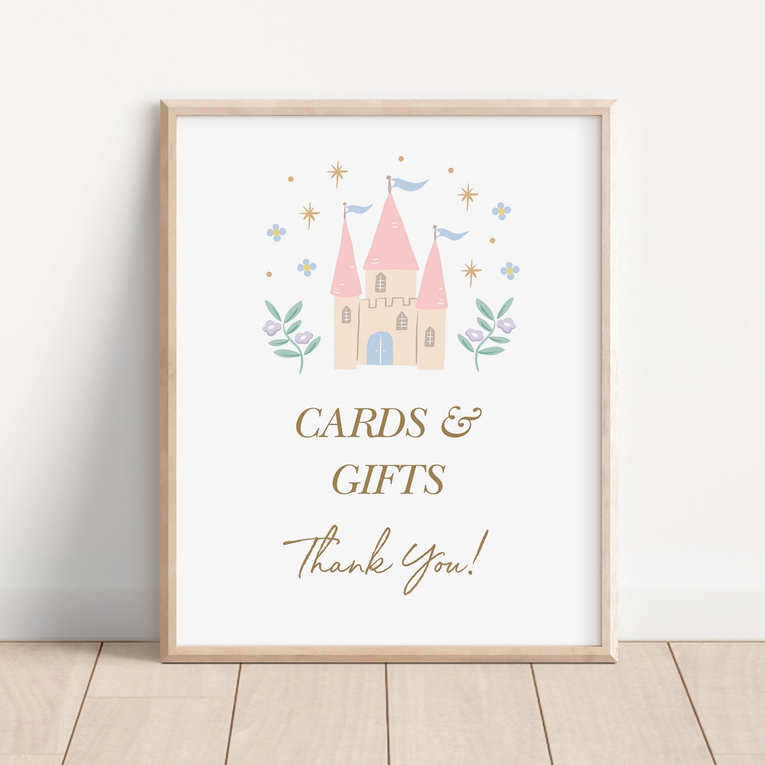 Editable Princess Party Sign, Princess Castle Sign, Princess Sign ...