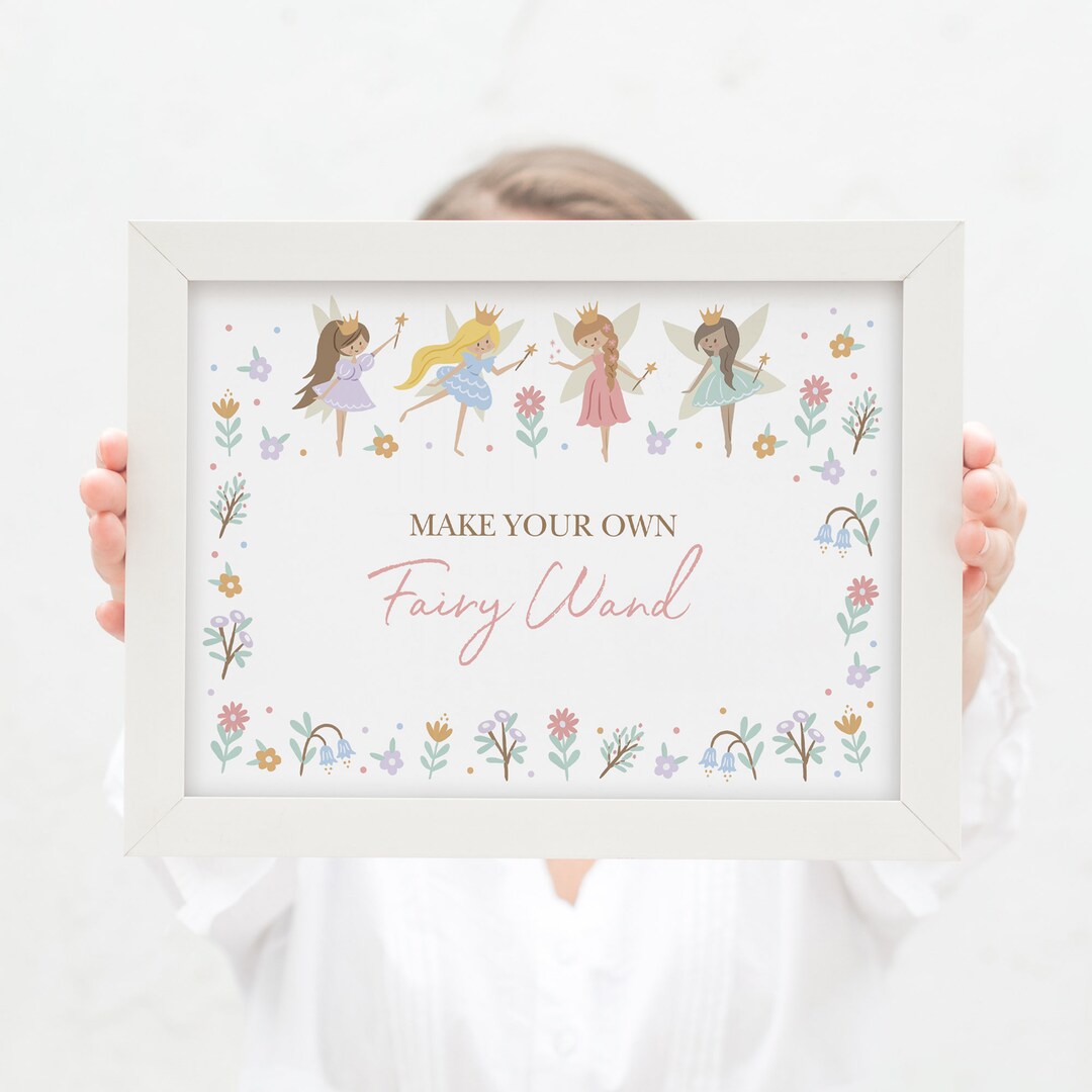 Editable Fairy Party Sign, 8x10 Fairy Sign, Fairy Birthday Party, Fairy ...