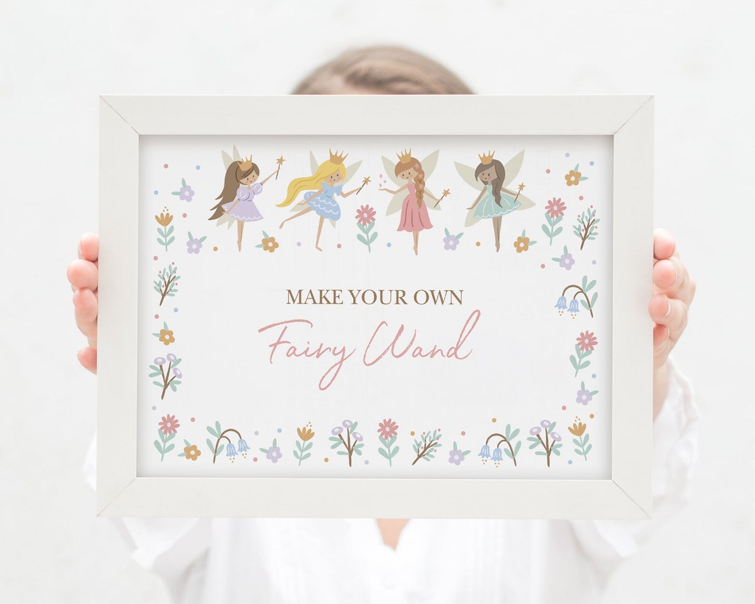 Editable Fairy Party Sign 8x10 Fairy Sign Fairy Birthday - Etsy