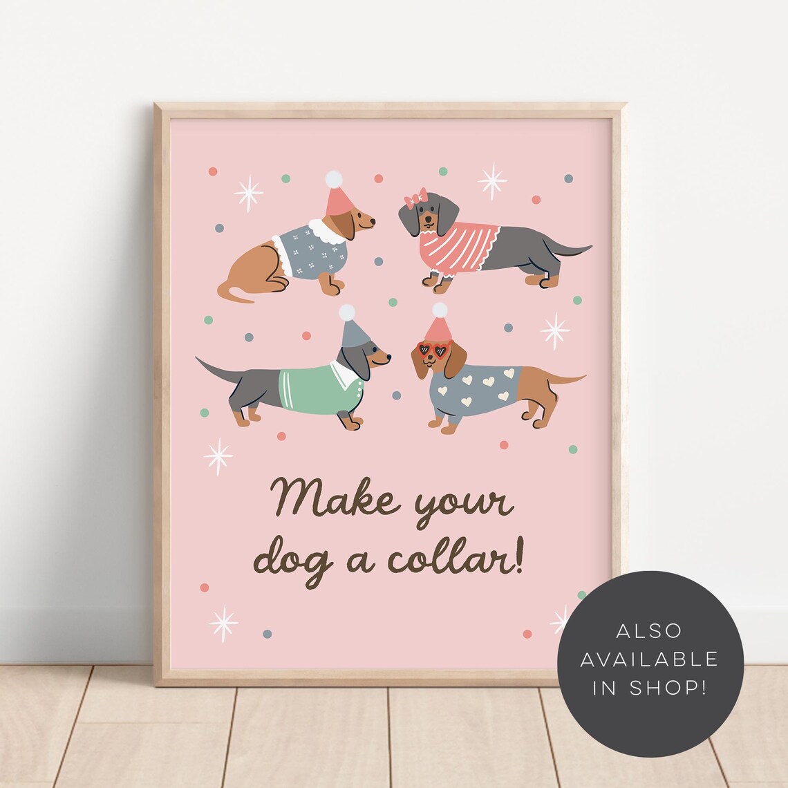 Editable Dachshund Adoption Certificate: Girls Dog Party Template (5x7 ...