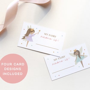 What's Your Fairy Name Game, Fairy Name Party Game, Instant Download ...