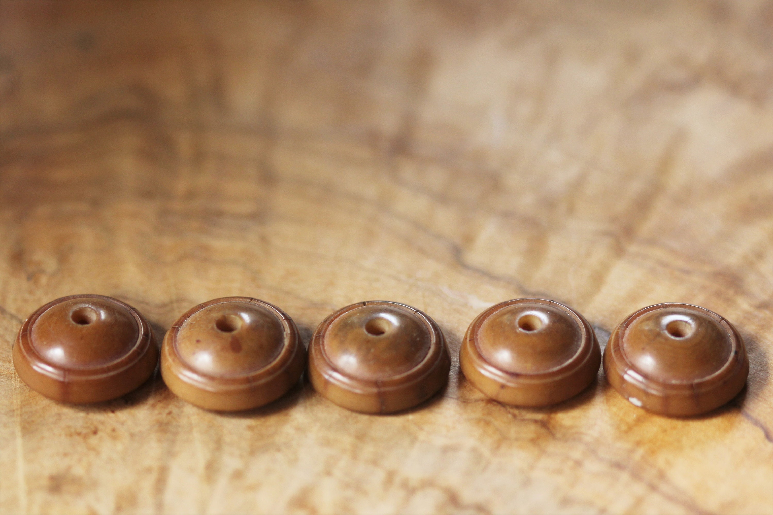 Set of 5 Vegetable Ivory Whistle Button - Etsy