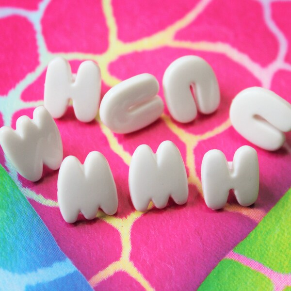 Alphabet Buttons - Etsy