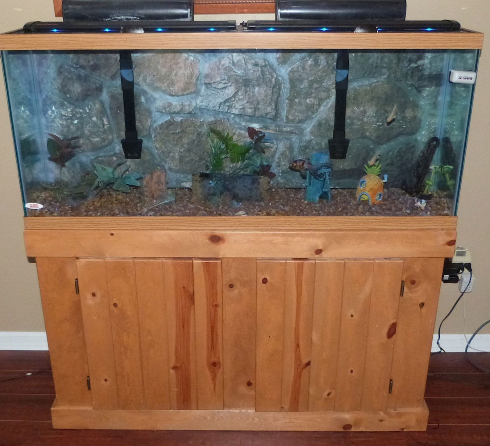 Brown Rock / Stone Aquarium Background Rocky Fish Tank - Etsy