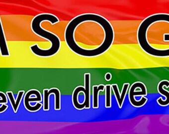 Gay Bumper Sticker Funny - Etsy