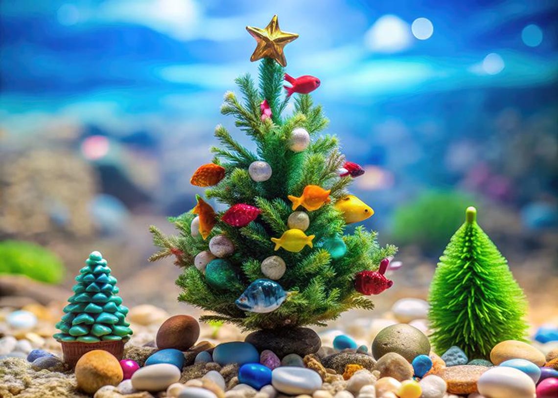 Christmas Tree Background Festive - Etsy