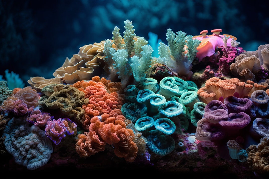 Colorful Reef in High Definition / Aquarium Background - Etsy