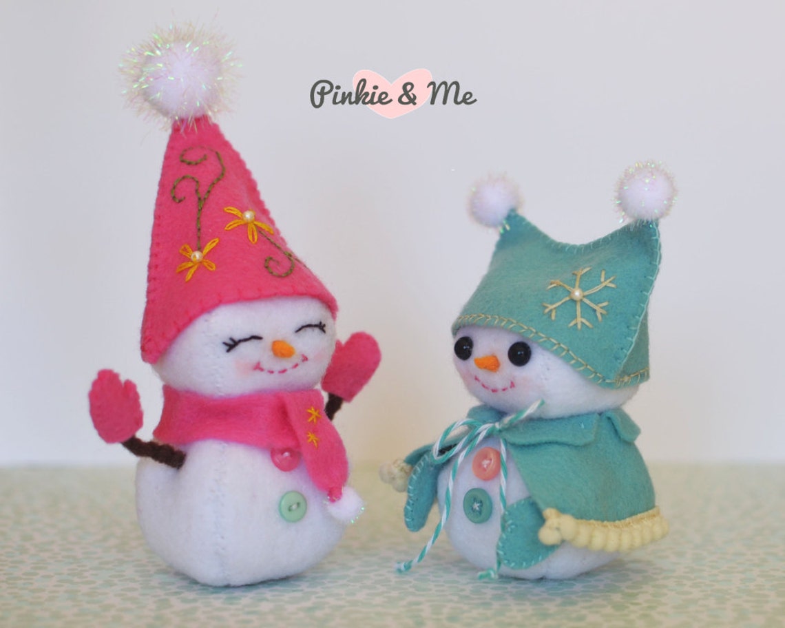 PDF Pattern Snowman / Felt Snowman Pattern - Etsy