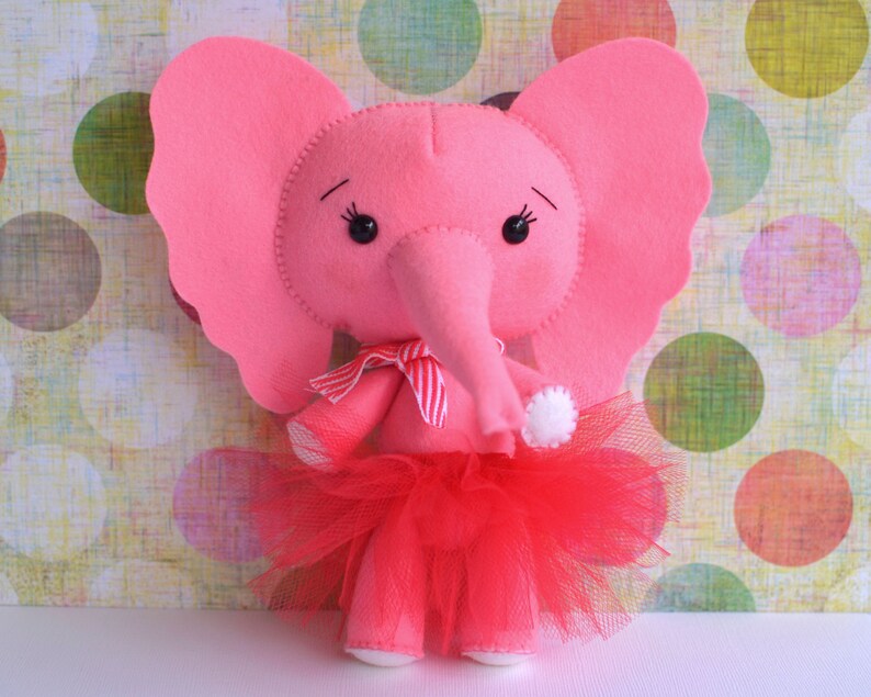Felt Elephant PDF Sewing Patterns And Tutorials | Etsy