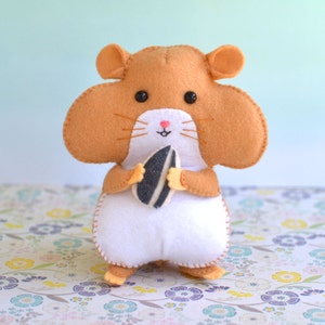 Felt Hamster PDF Patterns and Tutorials/ Instant Download - Etsy