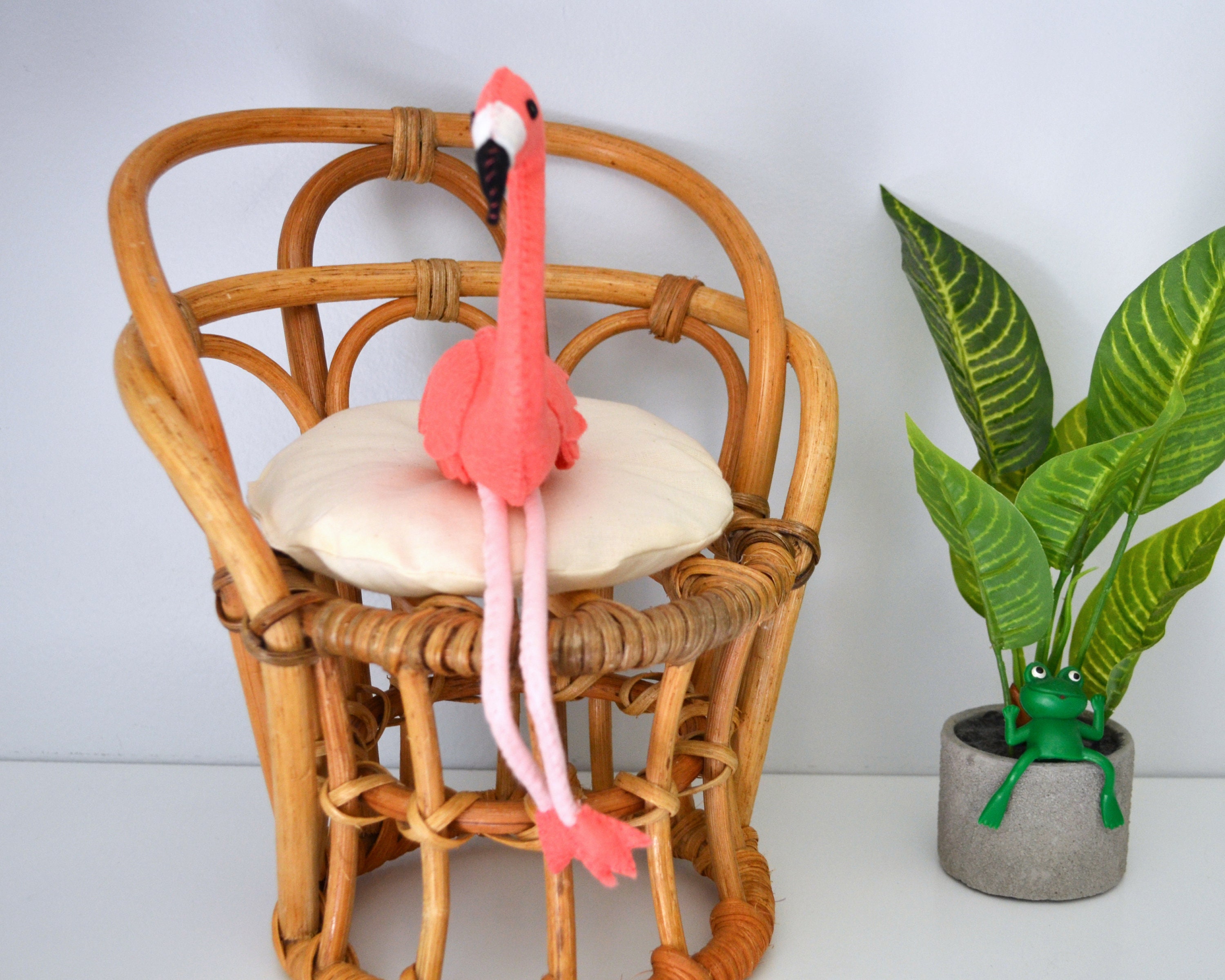 Felt Flamingo PDF Sewing Pattern and Tutorial / Stuffed Animal Digital ...