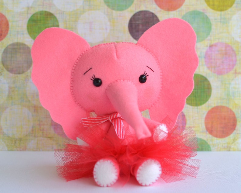 Felt Elephant PDF Sewing Patterns And Tutorials | Etsy
