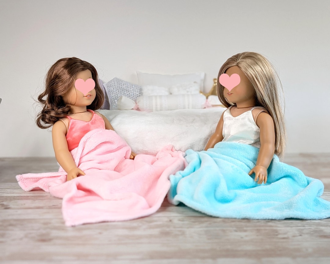 Silky Soft Velvet Fleece Doll Blanket: Doll Throw 19"x22" - Etsy