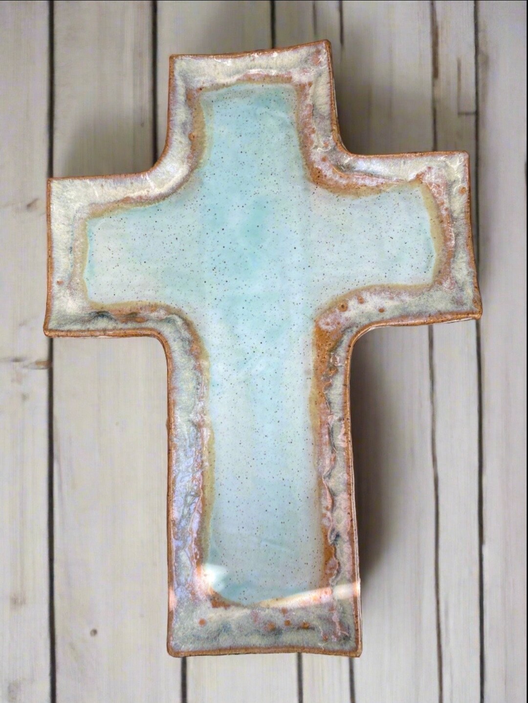 Ceramic Cross Plate - Etsy