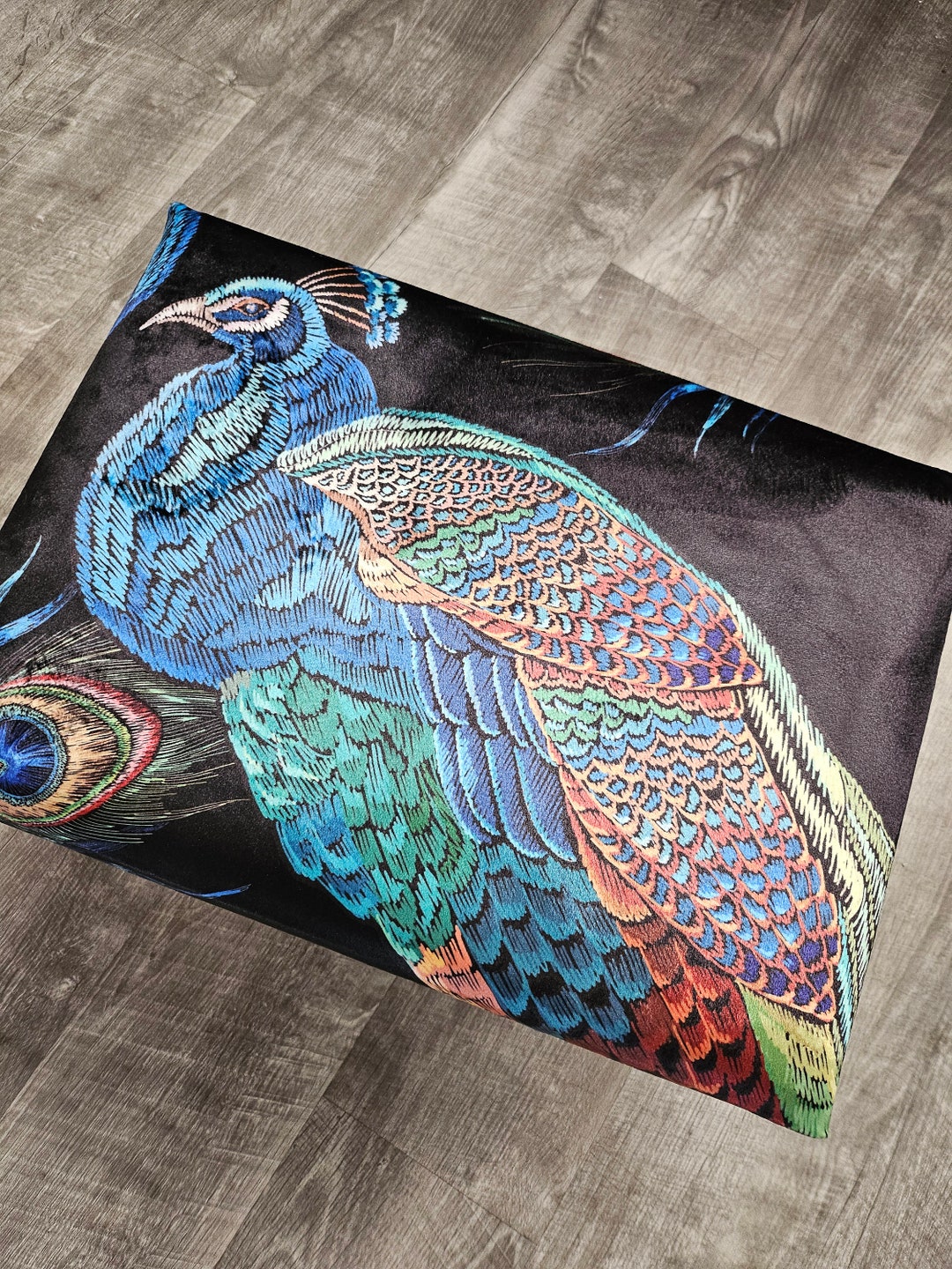 Peacock Foot Rest - Etsy