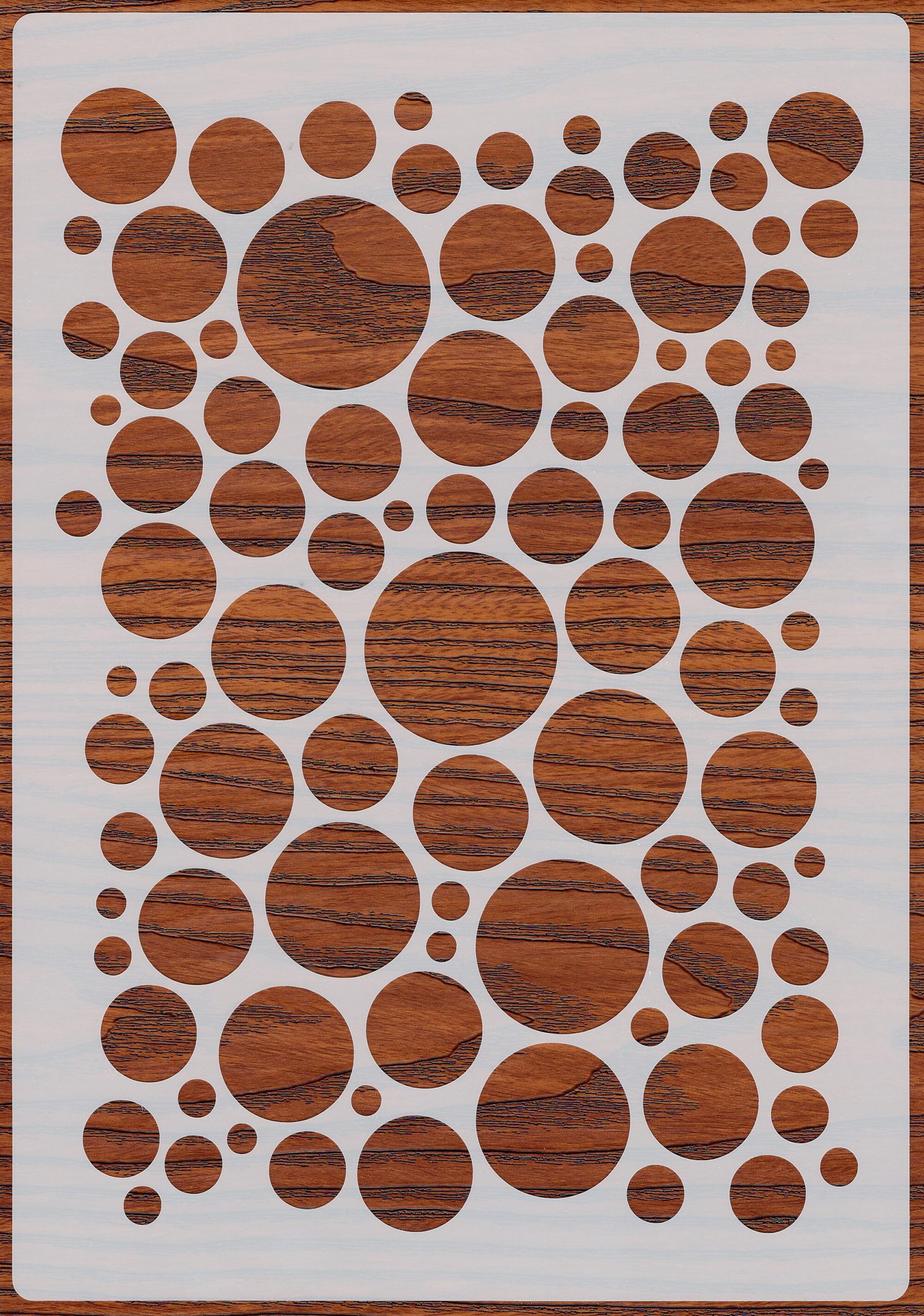 Assorted Circles Stencil Random Circle Craft Reusable 190 | Etsy