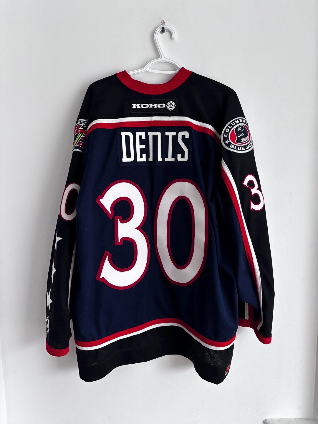 Marc Denis Vintage Columbus Blue Jackets Koho Hockey Jersey (XXL) - Etsy