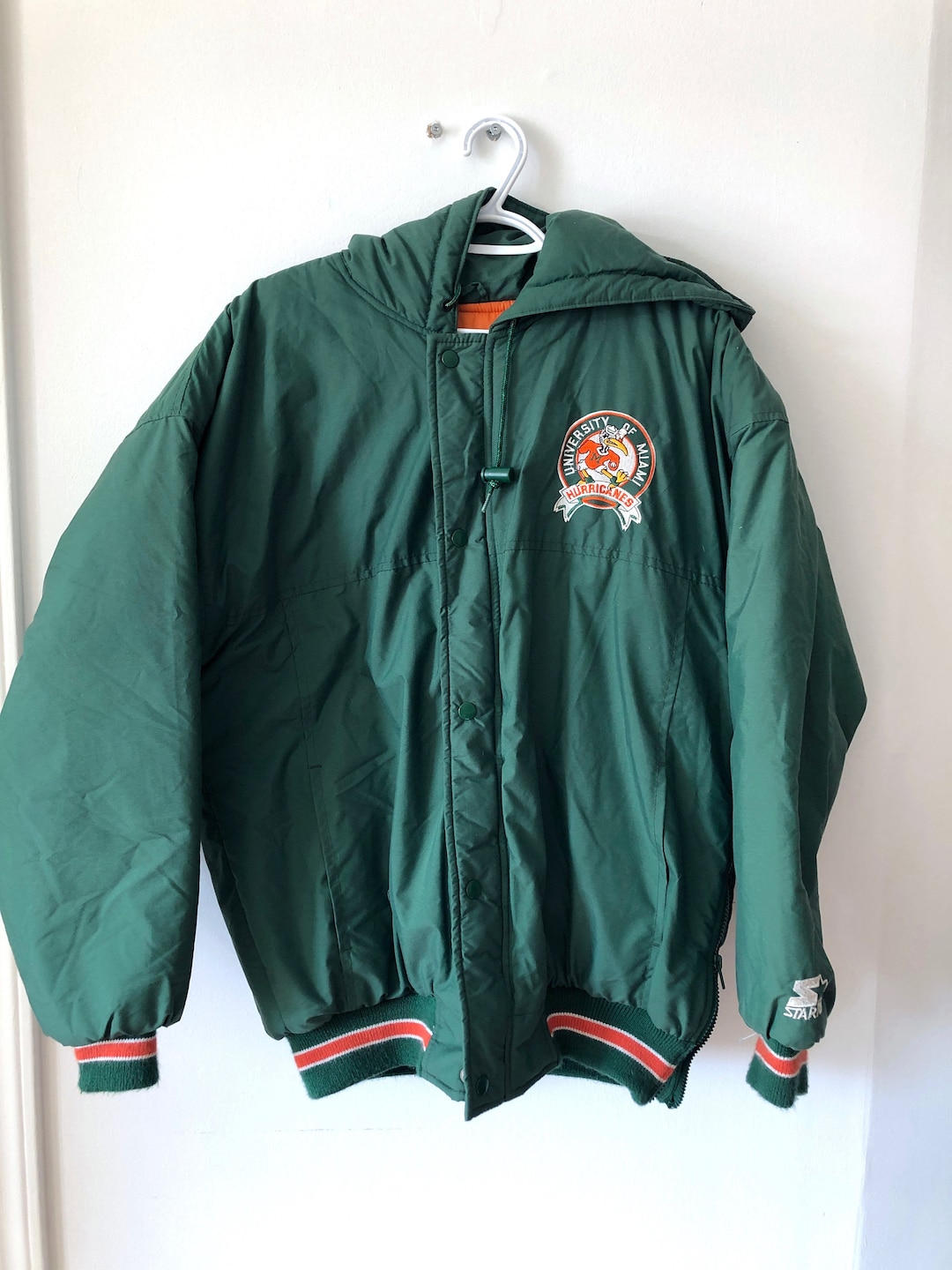 Miami Hurricanes Vintage Starter Jacket (M) - Etsy