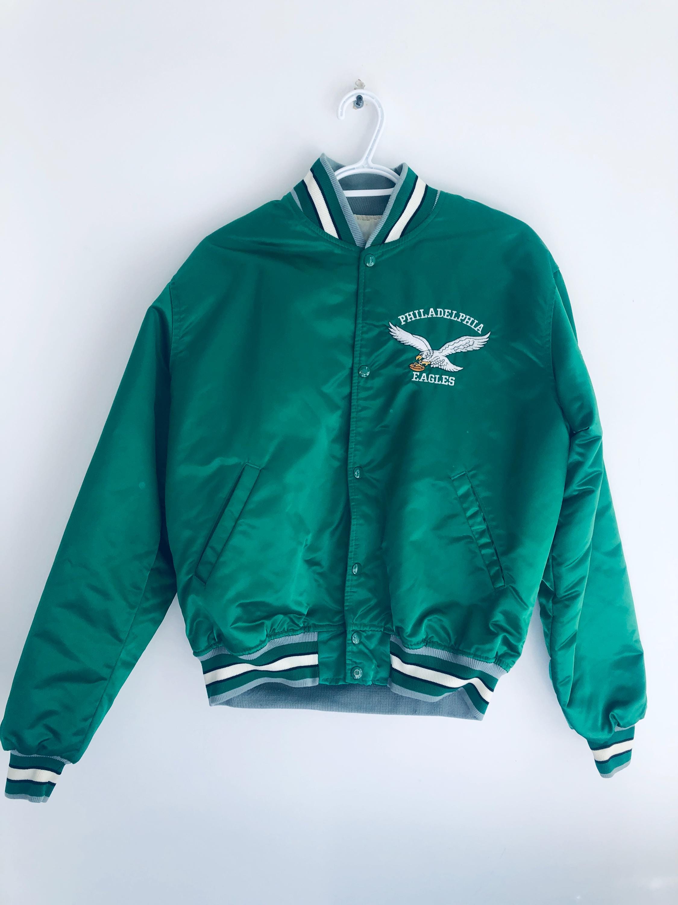 Vintage Philadelphia Eagles Starter Jacket - Etsy Vintage Philadelphia Eagles Starter Jacket - Etsy