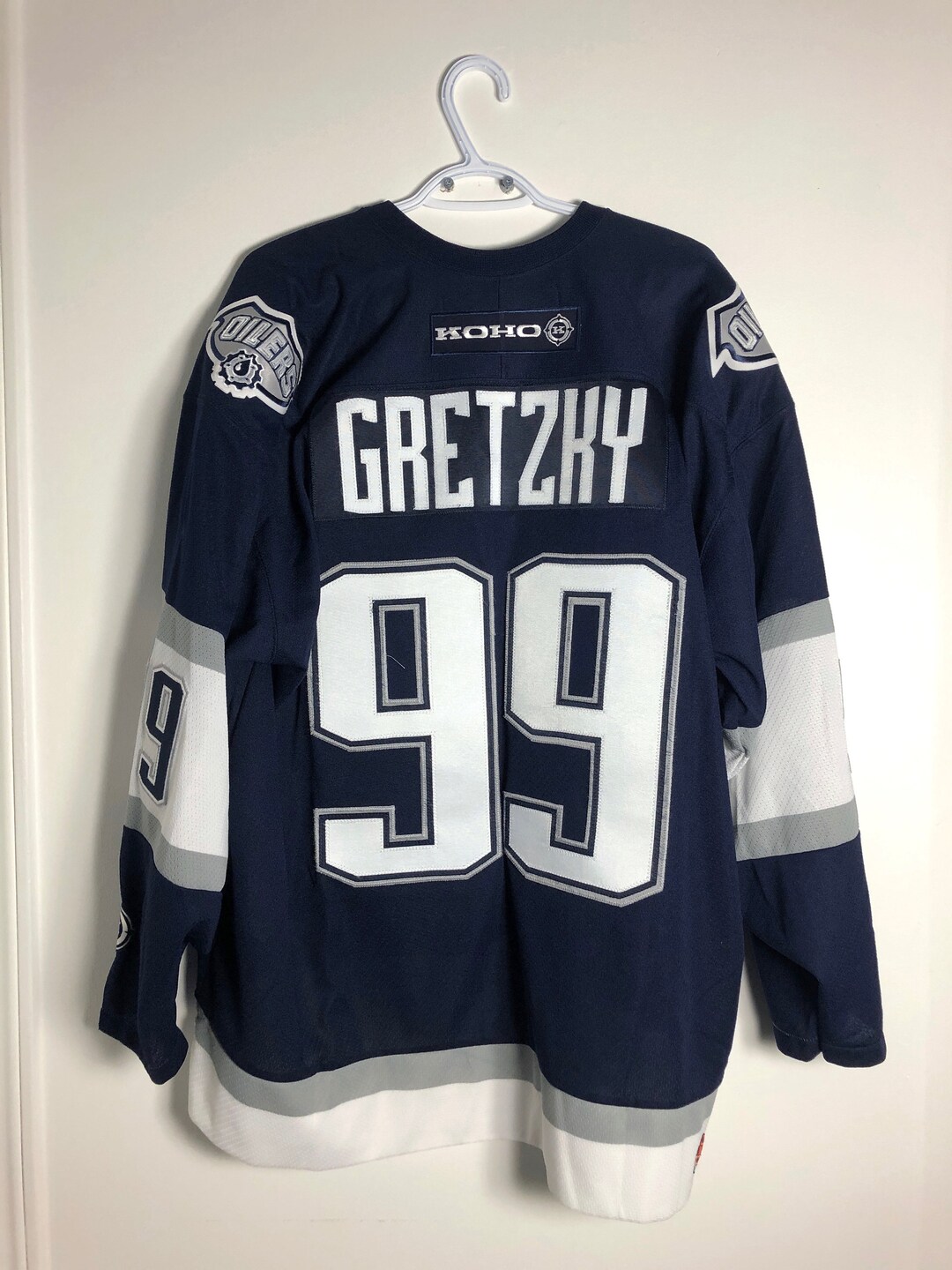 Wayne Gretzky Vintage Edmonton Oilers Koho Oil Drop Hockey Jersey (XXL ...