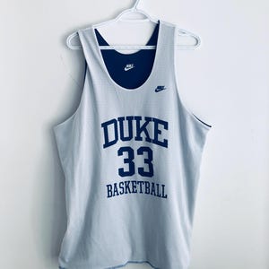 Grant Hill Vintage Duke Blue Devils Nike Reversible Practice Jersey (XL ...