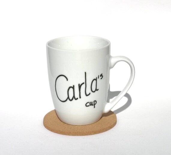 TEA MUG With Name. Personalized Mugs Ceramic Mug Hand | Etsy