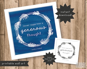 Generous Wall Art - Etsy