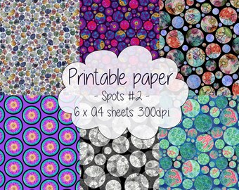 Spotty paper | Etsy