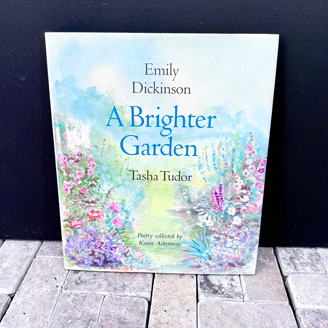 Tasha Tudor Illustrated Emily Dickinson Poem A Brighter Garden Vintage ...
