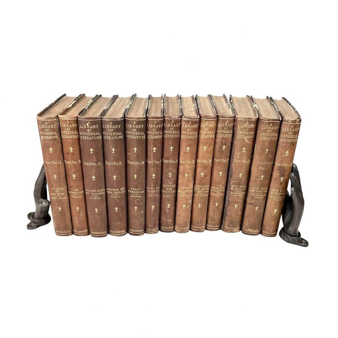 13 Antique Book A Library of Universal Literature - Etsy