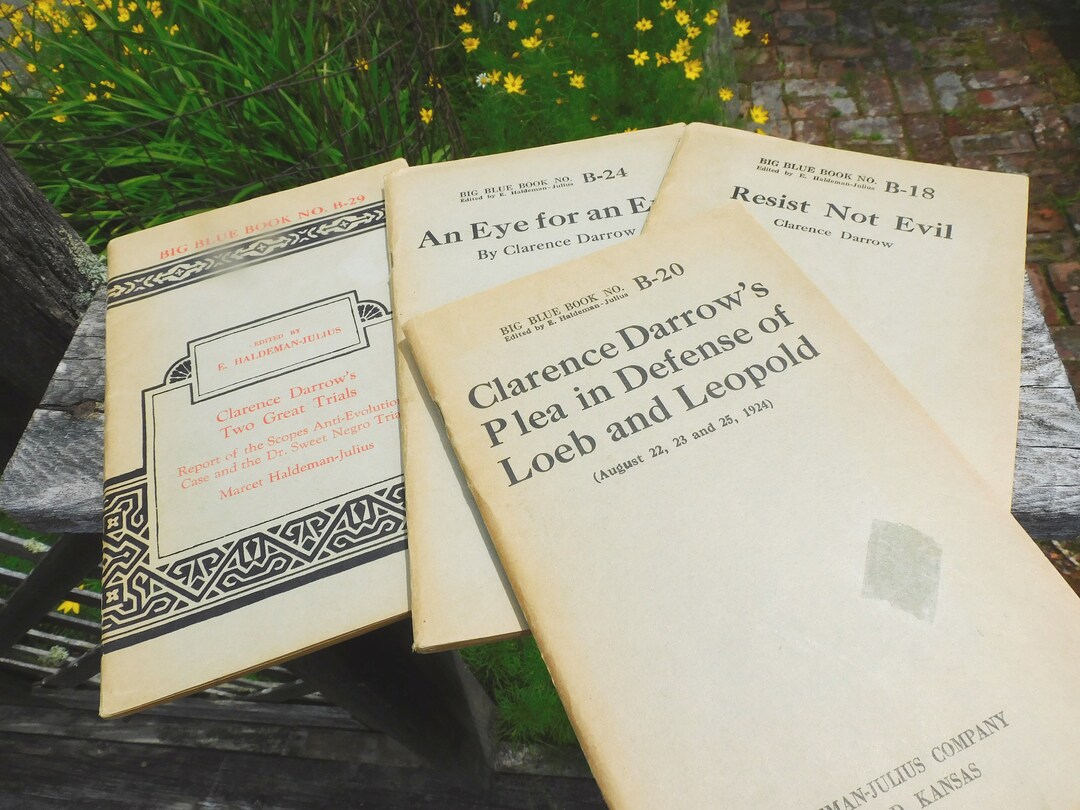 1920s Clarence Darrow Booklets Law Lawyer Attorney - Etsy