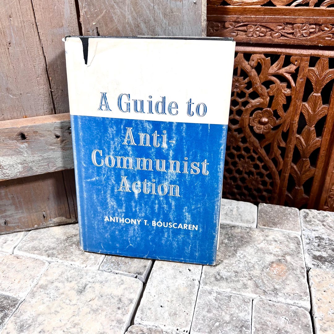 A Guide to Anti-communist Action Vintage Book Anthony T. Bouscaren ...