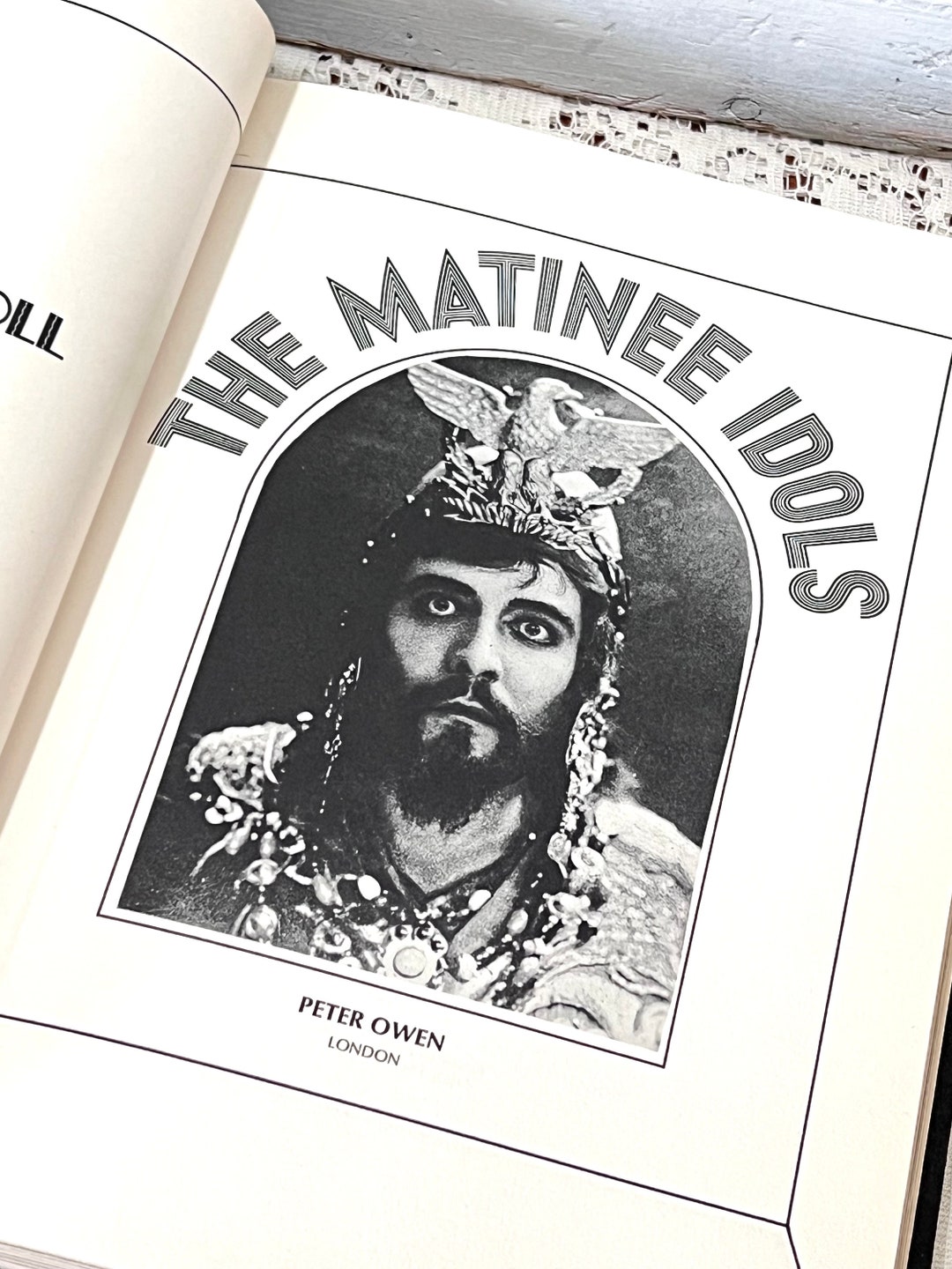 Vintage Book the Matinee Idols 1972 Male Stars Plays Stage Musicals ...