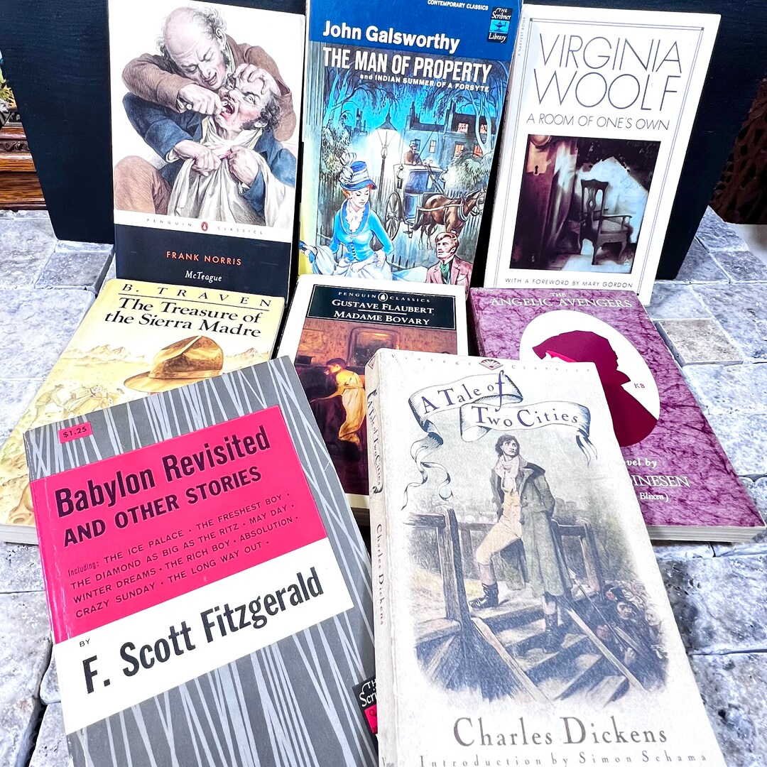 Brush up on Your Classic Reading - 8 Vintage Paperbacks - Fitzgerald ...