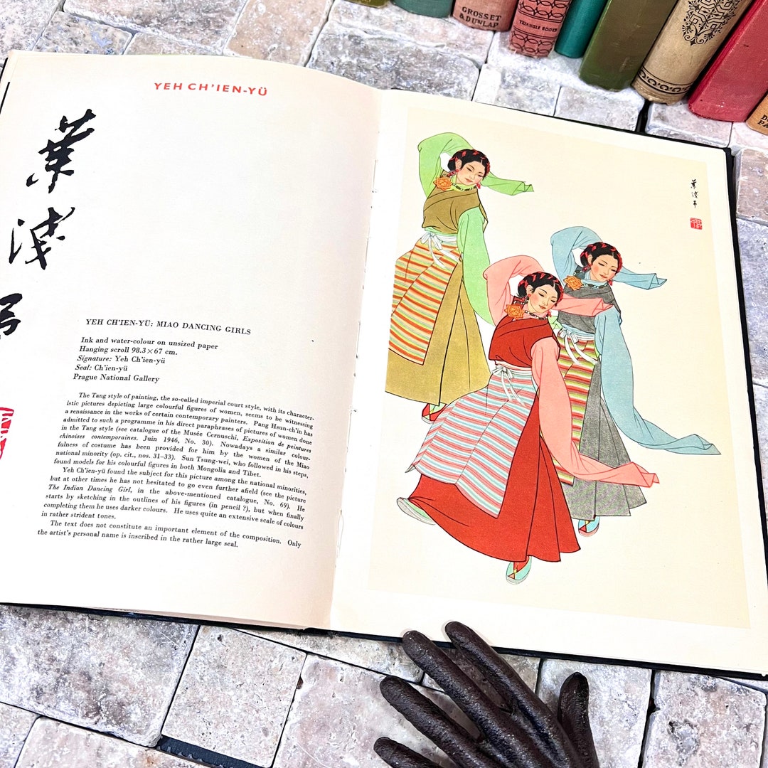 1961 Art Book Contemporary Chinese Painting - Vintage Hardcover W ...