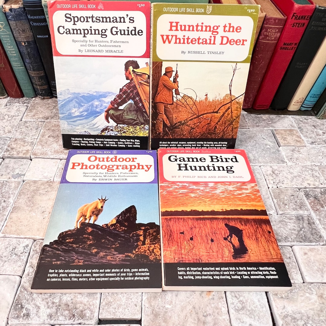 Outdoor Life Skill Book Book Set W/ Slip Case Sportsman's Camping Guide ...