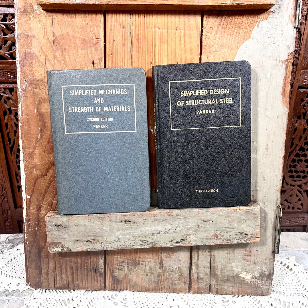 2 Vintage Books Simplified Design of Structural Steel and Simplified ...