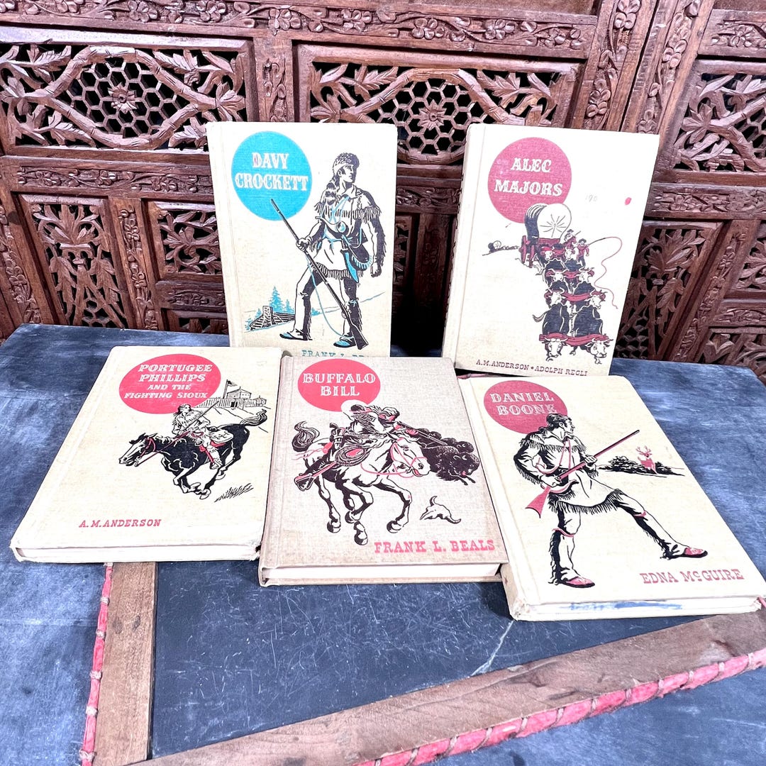 5 Adventure Western Themed Children's Books Wheeler Publishing Daniel ...