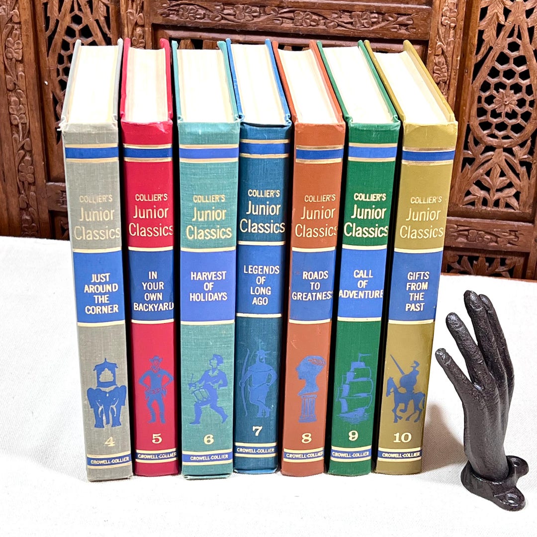 Colliers Junior Classics the Young Folks Shelf of Books Vol. 4, 5, 6, 7 ...