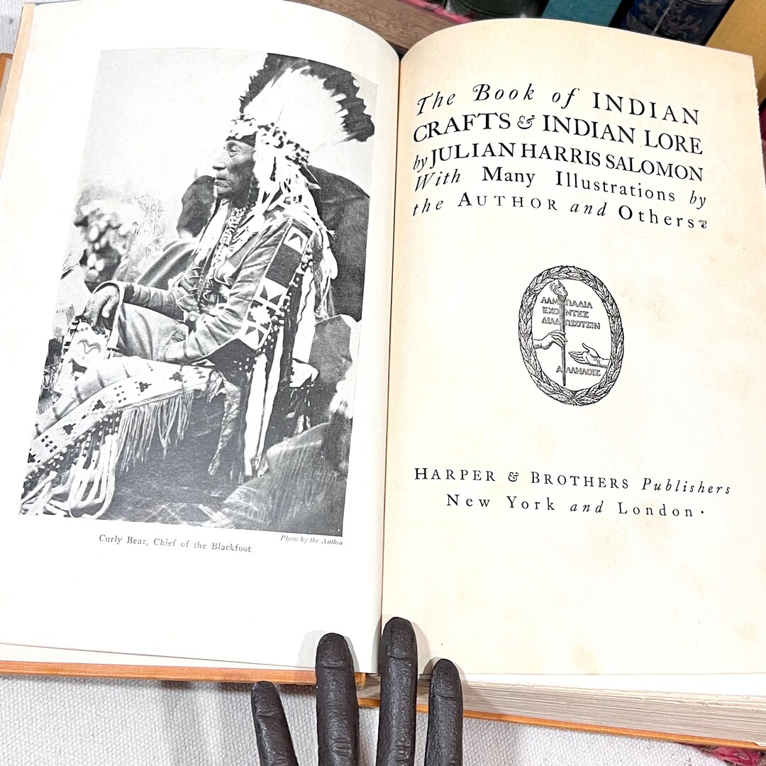 The Book of Indian Crafts and Indian Lore by Julian Salomon Vintage ...