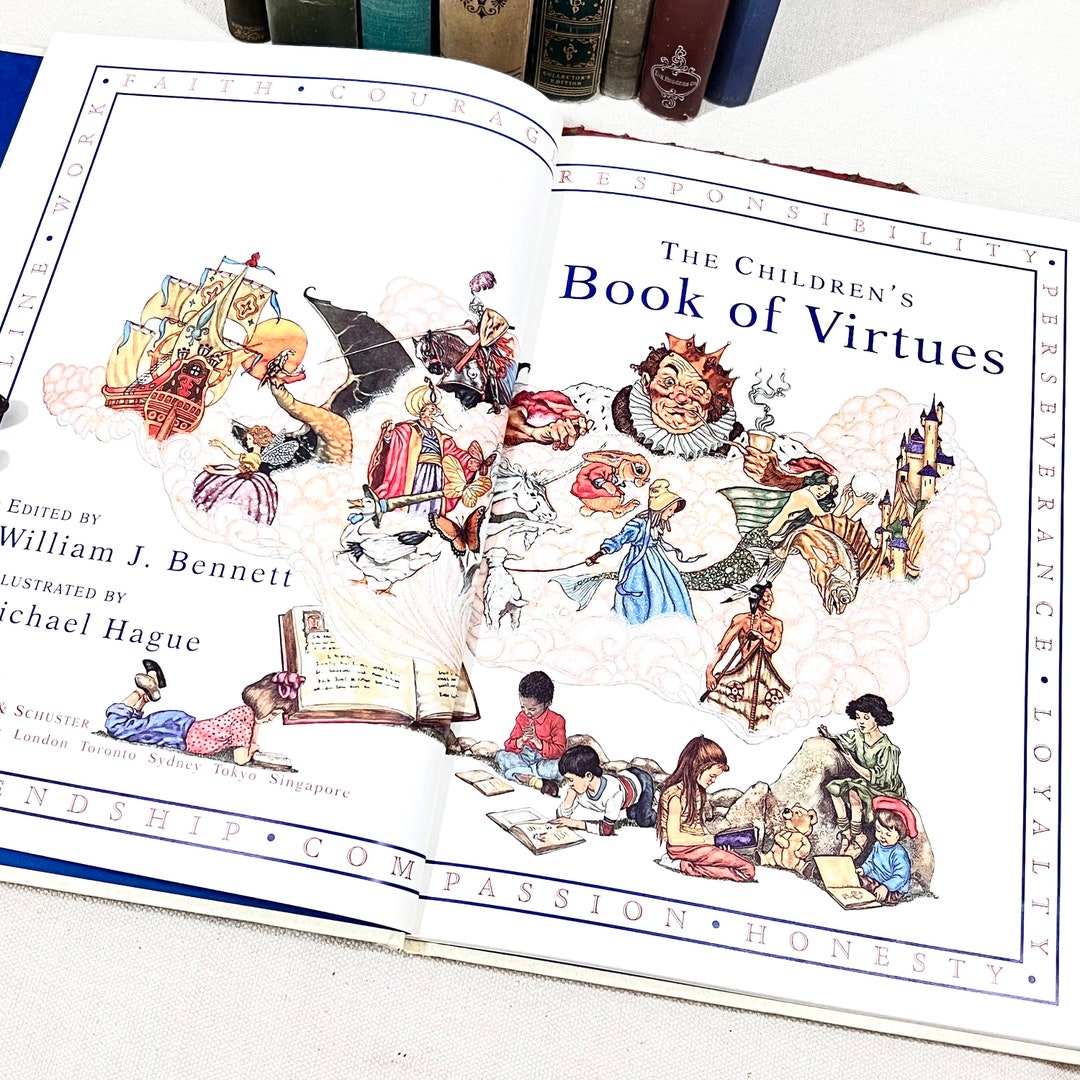 The Children's Book of Virtues Vintage Book for Child - Etsy