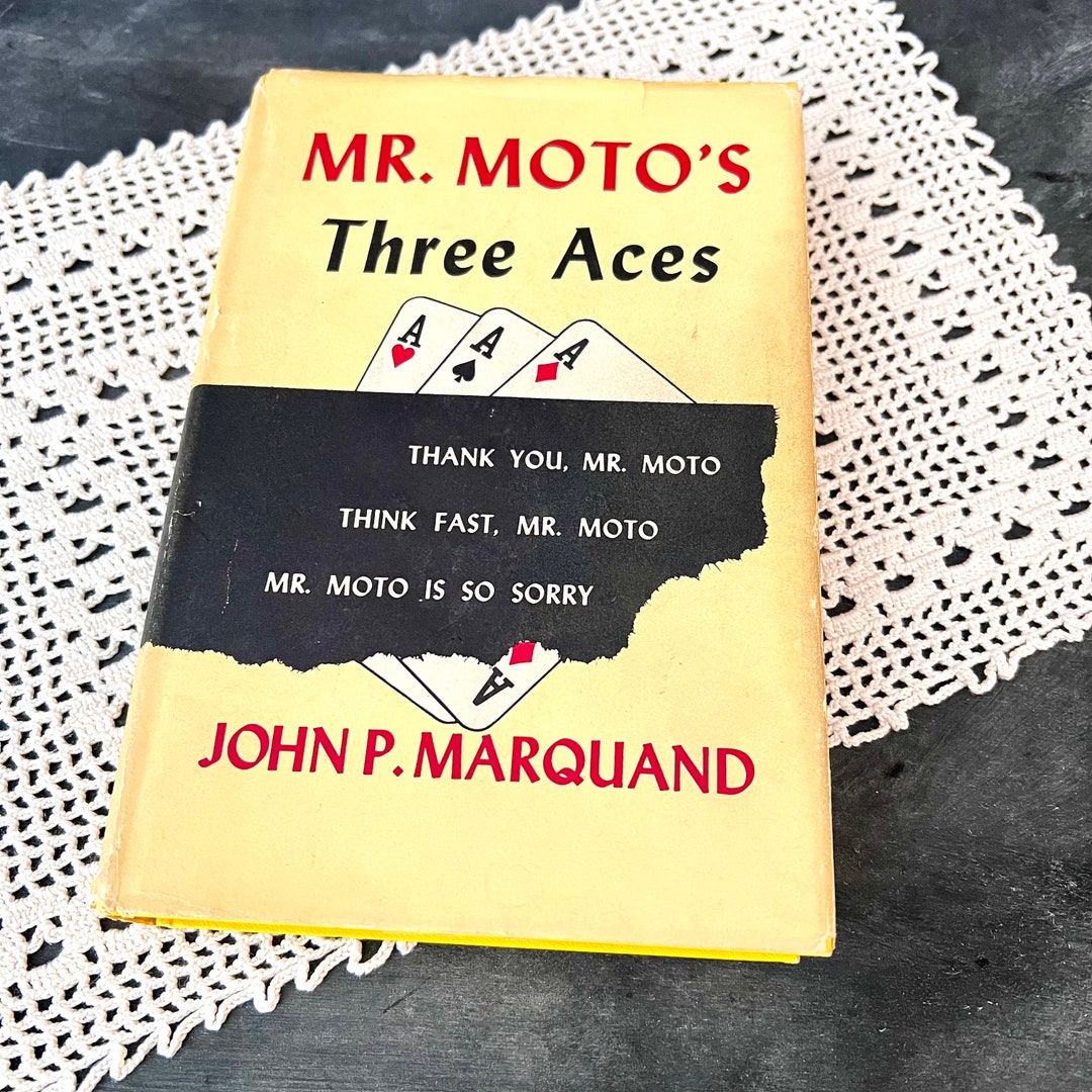 1938 Vintage Book Sleuthing Mystery Book Mr. Moto's Three Aces by John ...