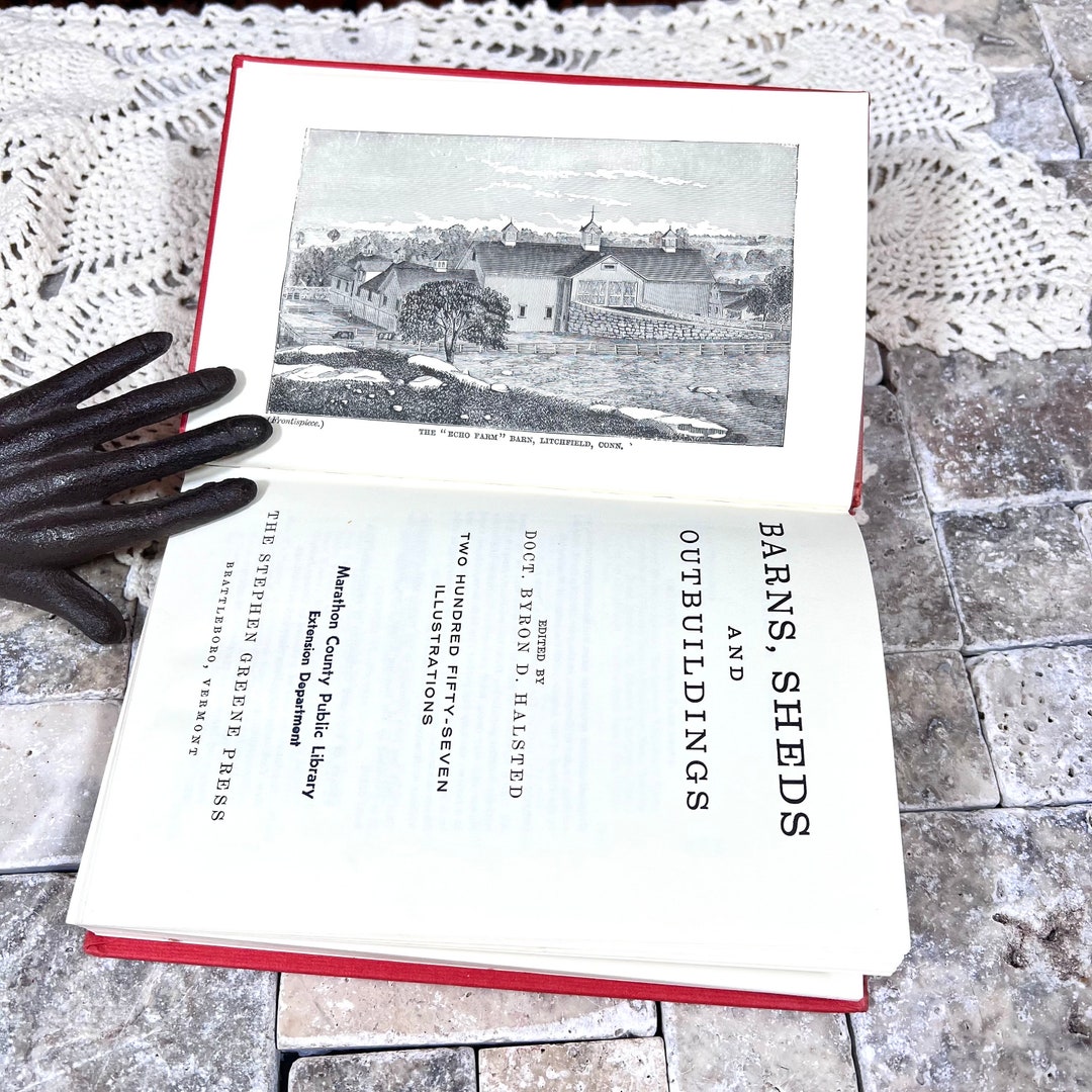 1977 Vintage - Barns, Sheds and Outbuildings - Reference Book American ...