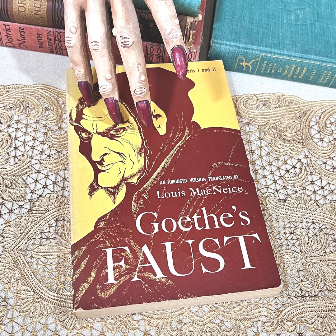 Faust by Goethe's Parts 1 & 2 Vintage Paperback Book German Legend Pact ...