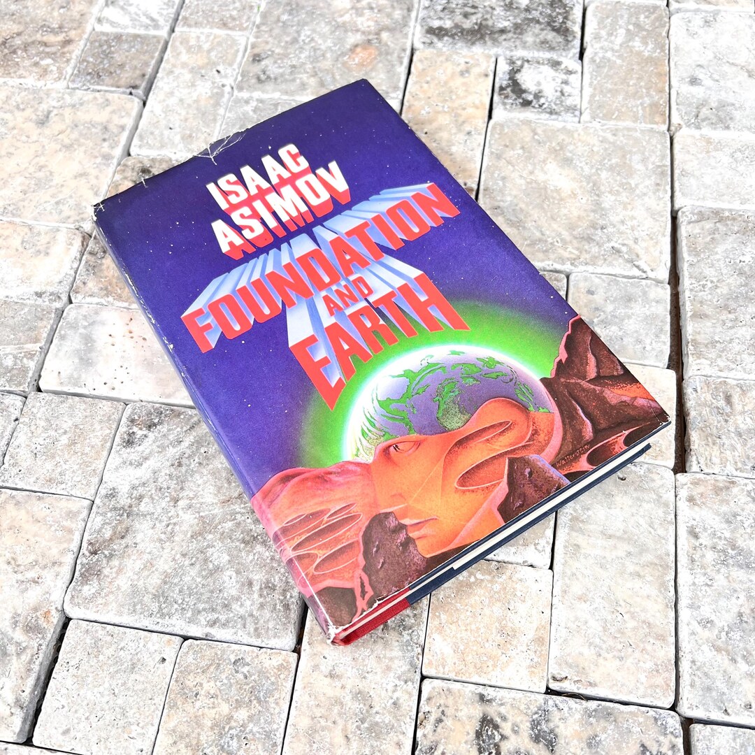 Sci Fi Book - First Edition Isaac Asimov Foundation and Earth - Vintage ...